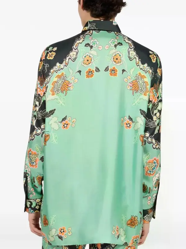 Roberto Cavalli Floral-print Shirt