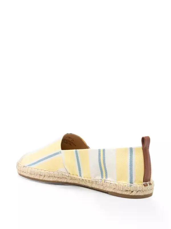 Ralph Lauren Cameryn Iii Striped-pattern Flat Espadrilles
