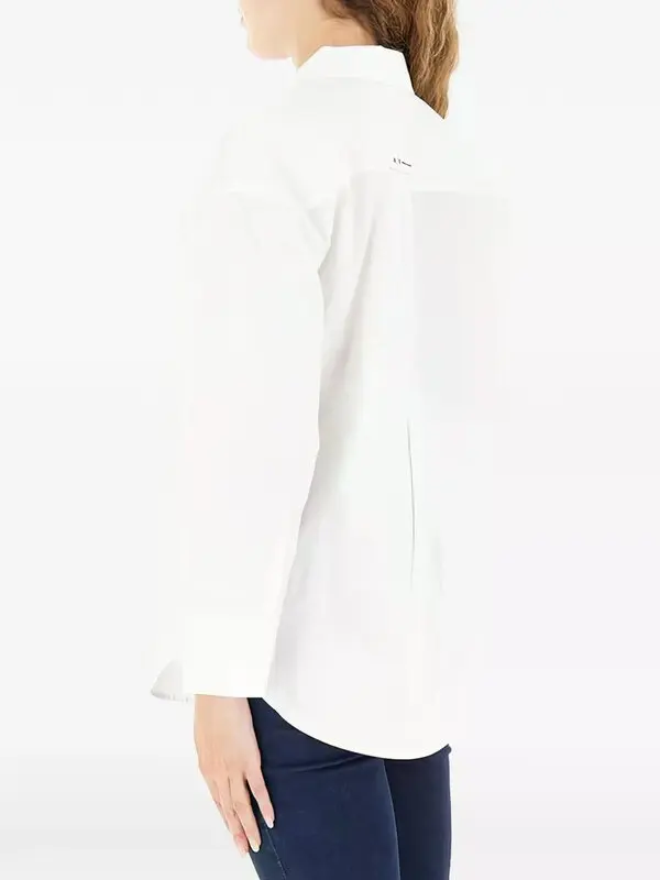 Armani Exchange Logo-motif Chest-pocket Shirt