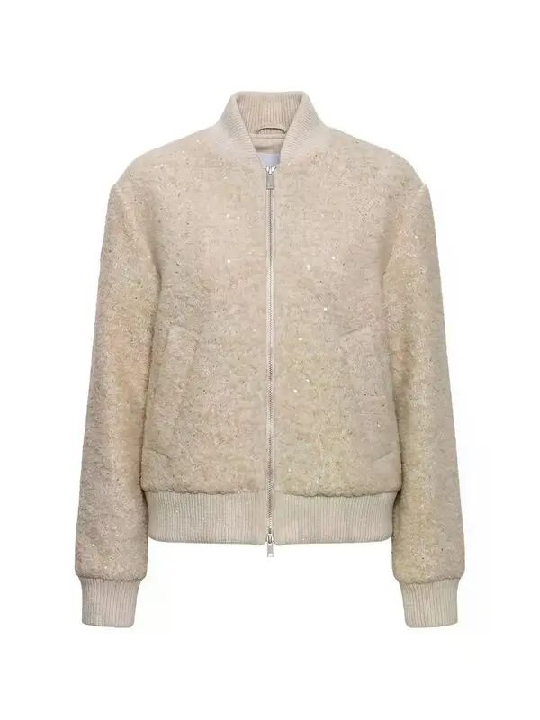 Peserico Sequin-embellished Bouclé Jacket