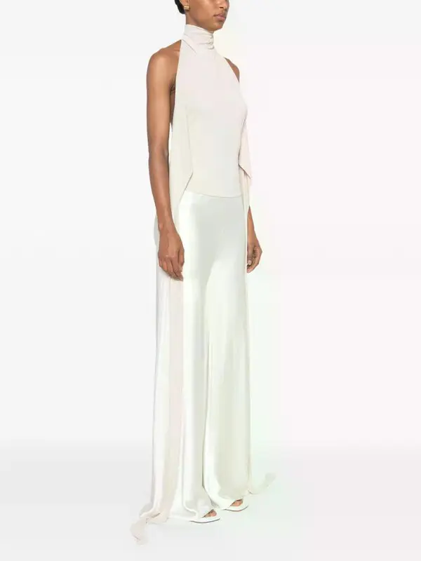 FRANCESCO MURANO Halterneck Draped-detail Top