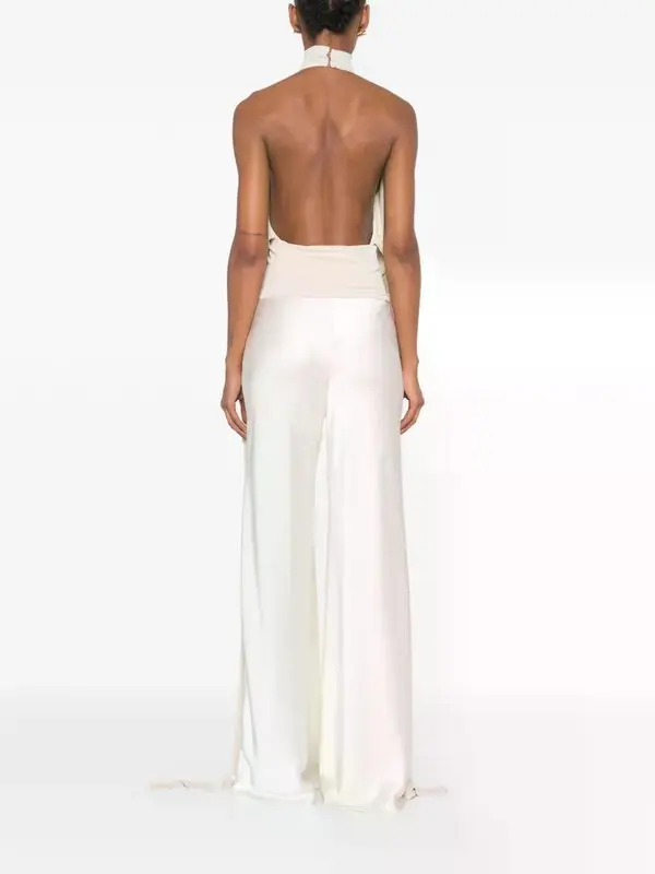 FRANCESCO MURANO Halterneck Draped-detail Top