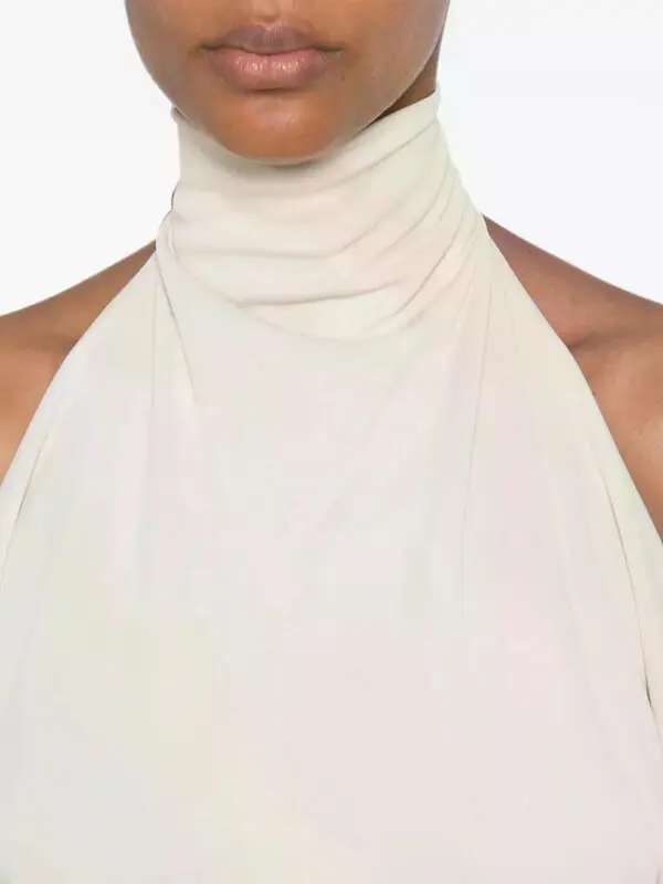 FRANCESCO MURANO Halterneck Draped-detail Top