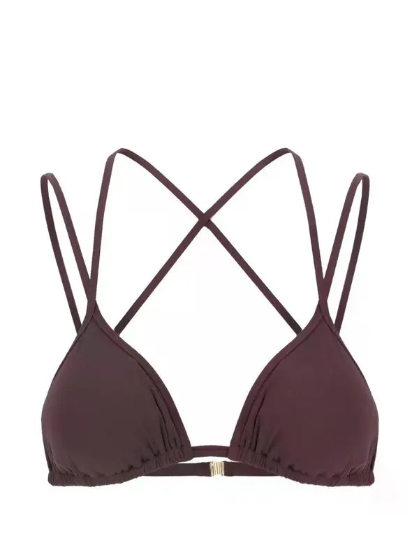 MAISON ANAMI Criss-cross Strap Bikini Top