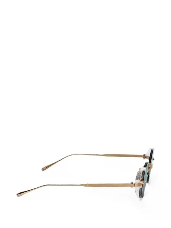 AKONI Jupiter Round-frame Sunglasses