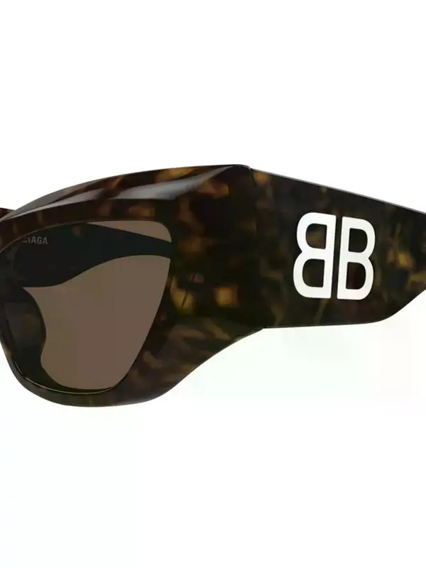 Balenciaga Bb Cat-eye Sunglasses - Brown