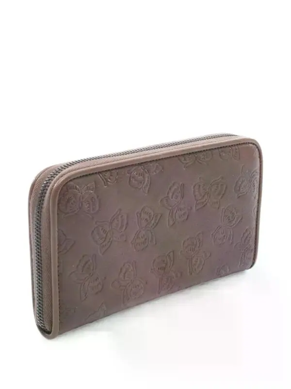 Bottega Veneta 2000s Butterfly-motif Wallet - Brown