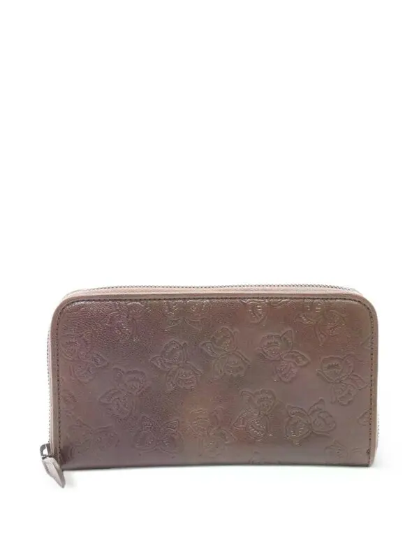 Bottega Veneta 2000s Butterfly-motif Wallet - Brown