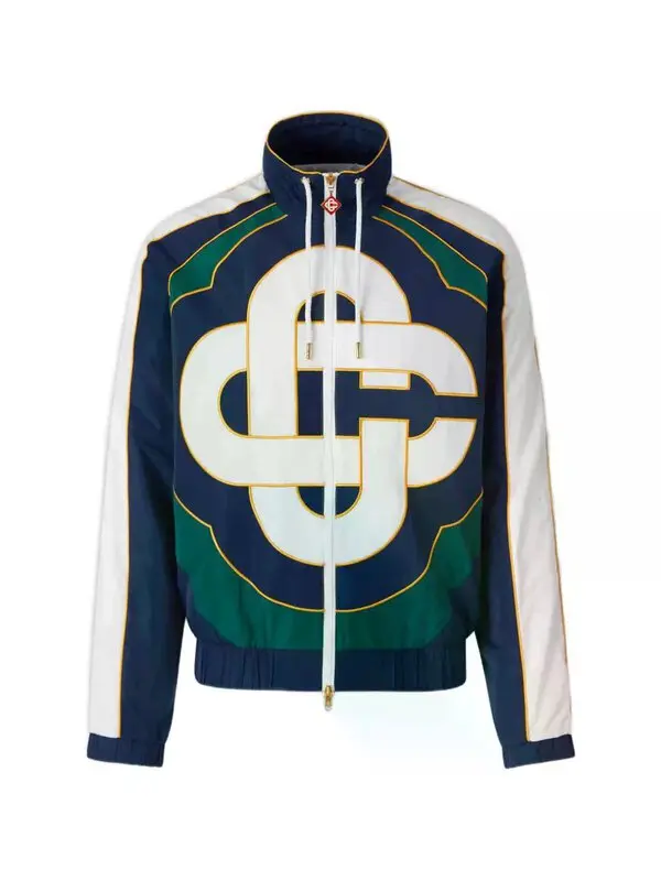 Casablanca Zip-fastening Logo-detail Jacket - Blue