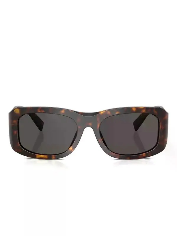 Dolce & Gabbana Tortoiseshell Rectangle-frame Sunglasses