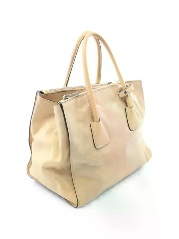 Prada 2000s Triangle Logo 2-way Tote Bag