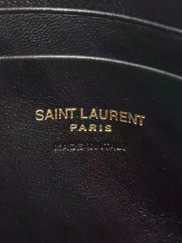 Saint Laurent Mini Lou Cross Body Bag - Black