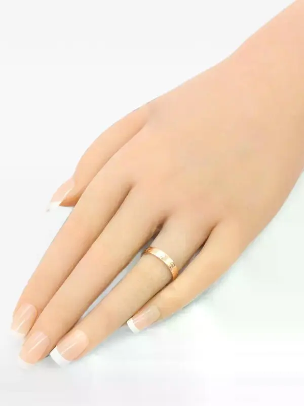 Cartier 2010s Love Engraved-logo Ring