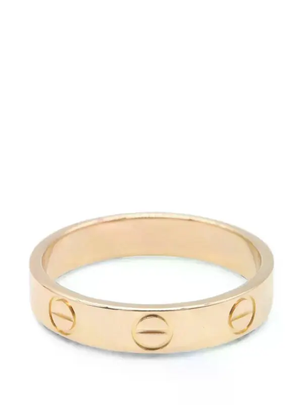 Cartier 2010s Love Engraved-logo Ring
