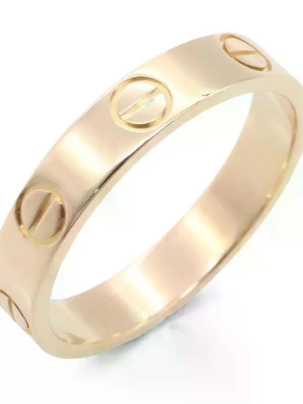 Cartier 2010s Love Engraved-logo Ring