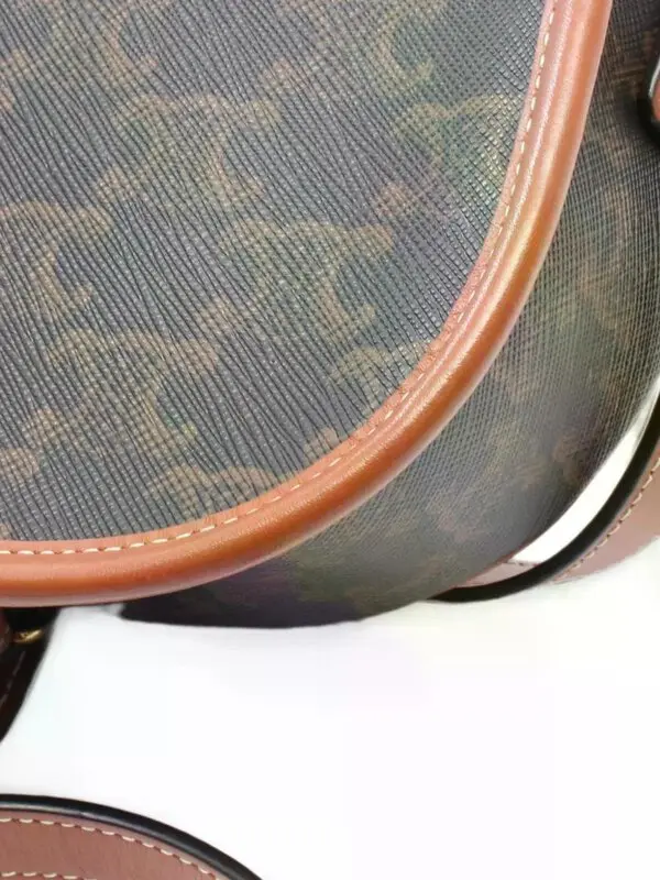 Celine 2010s Triomphe Folco Mini Shoulder Bag