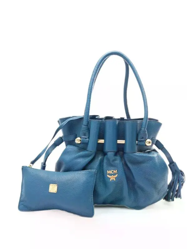 Mcm 2000s Tassel-detail Leather Shoulder Bag