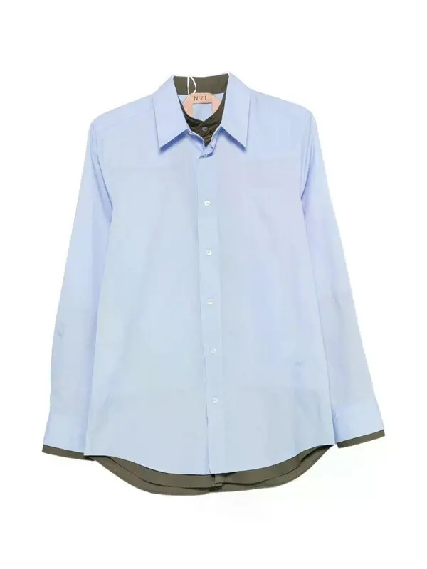 N°21 Logo-embroidered Shirt