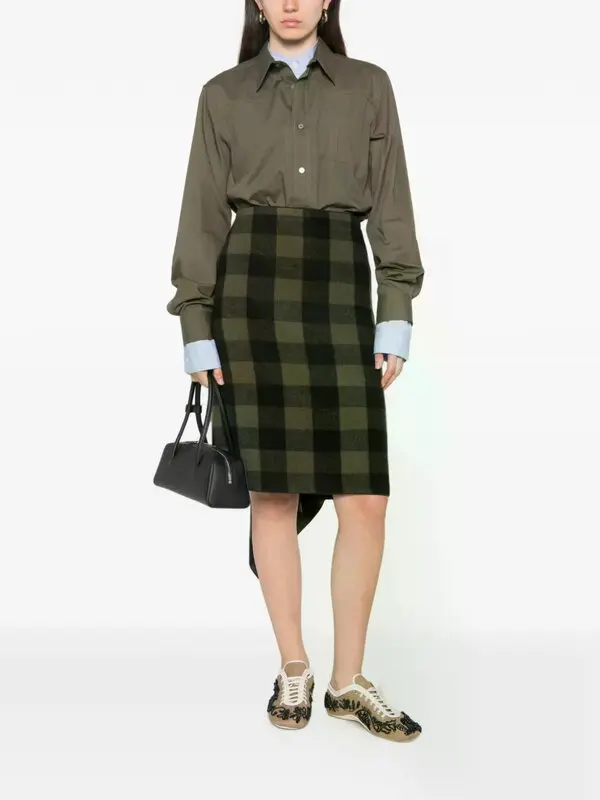 N°21 Embroidered Shirt - Green