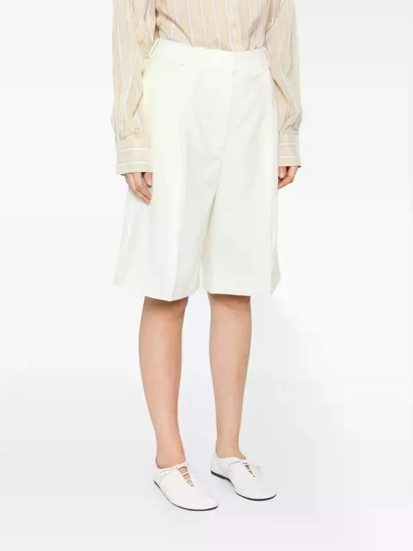 RÓHE Pleated Tailored Shorts