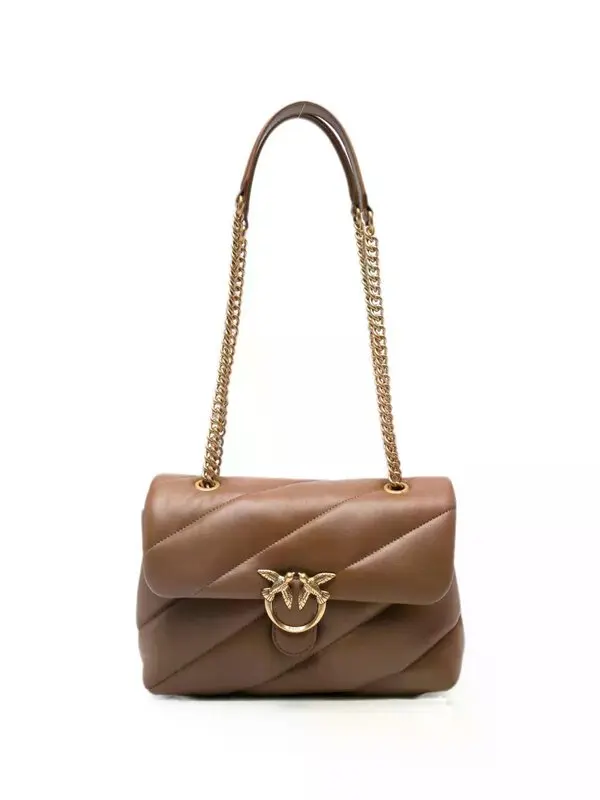 Pinko Love Birds Quilted Shoulder Bag