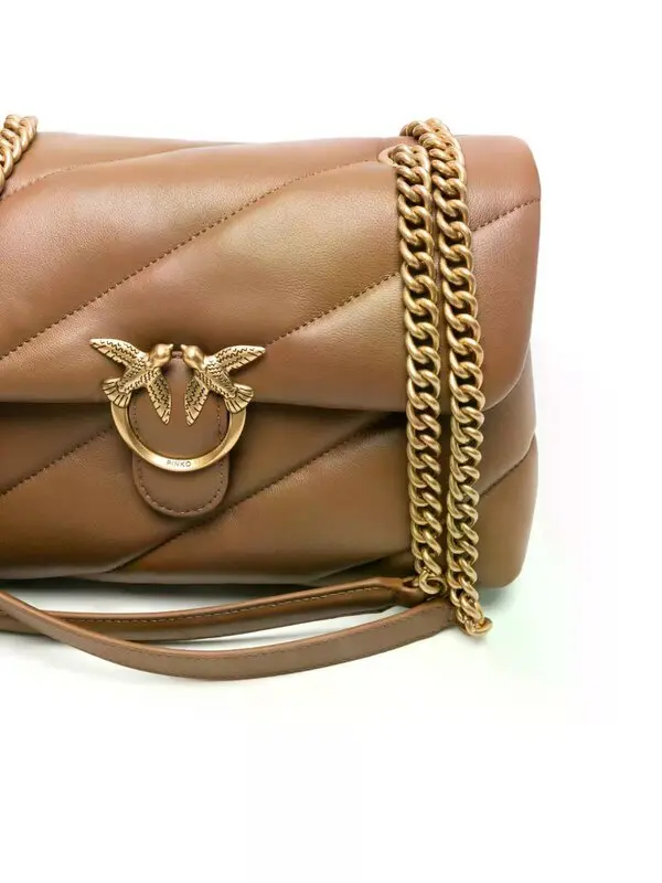 Pinko Love Birds Quilted Shoulder Bag