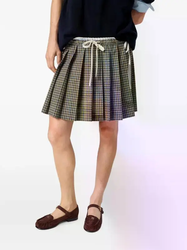 Miu Miu Suede Loafers With Buckle