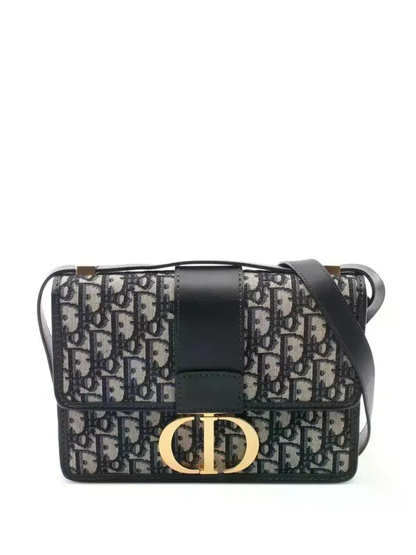 Dior 30 Montaigne Oblique Shoulder Bag - Blue