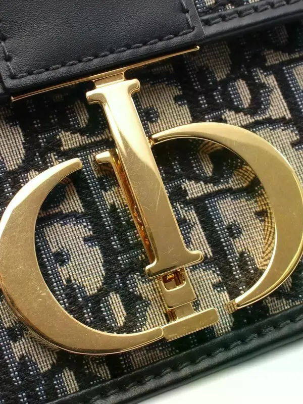 Dior 30 Montaigne Oblique Shoulder Bag - Blue