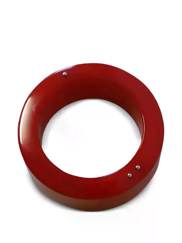 LANVIN Engraved-logo Bangle With Studs