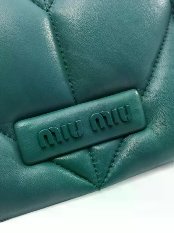 Miu Miu Trapuntata Quilted Shoulder Bag
