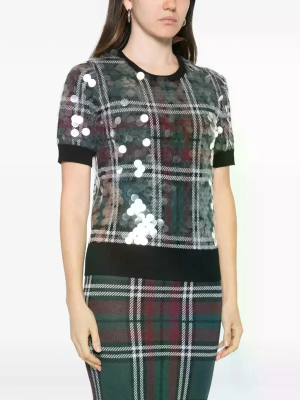 N°21 Sequin Embellishment T-shirt