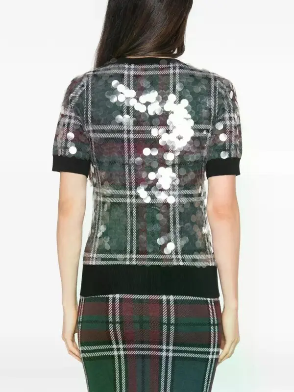 N°21 Sequin Embellishment T-shirt