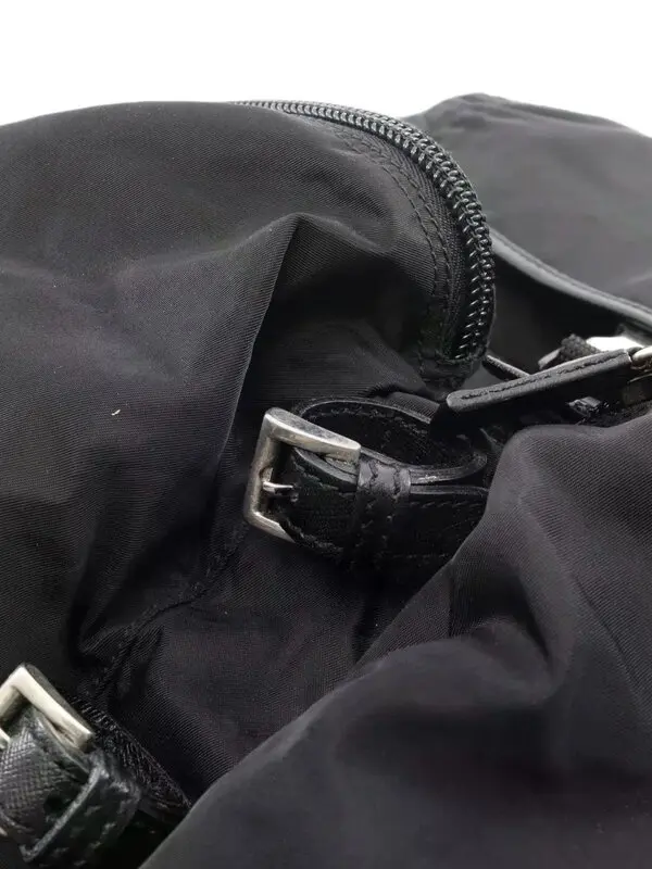 Prada 2000s Triangle Logo Backpack