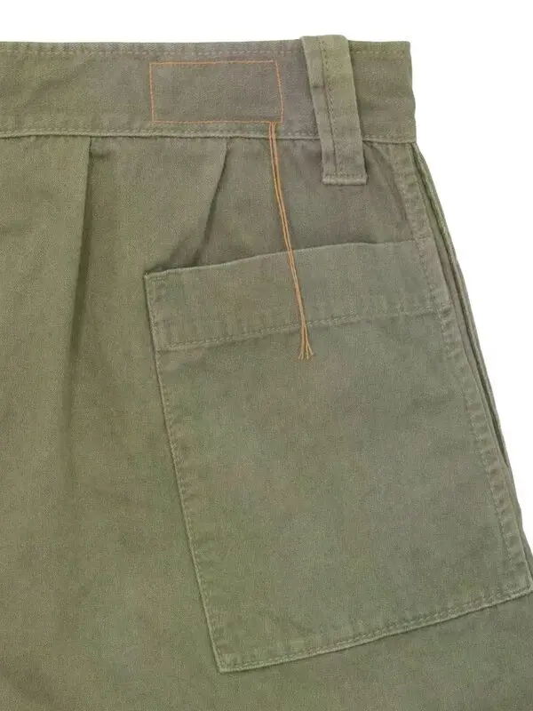 FORTELA Bedford Pleated Cotton Shorts