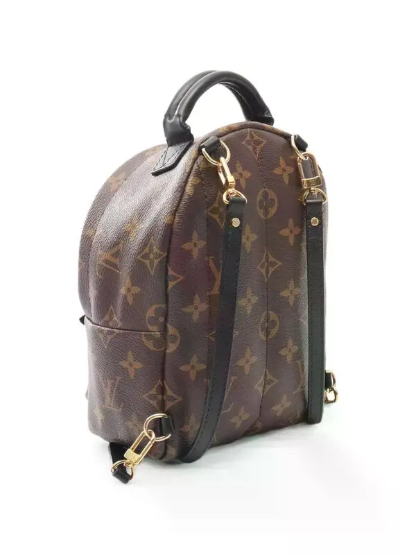 LOUIS VUITTON Mini Palm Springs Monogram Canvas Backpack - Brown