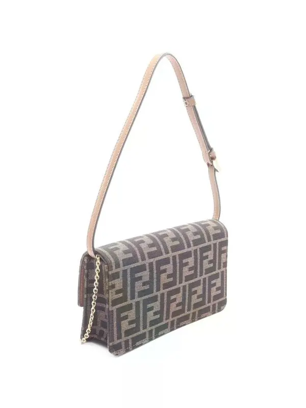 Fendi Zucca Monogram Shoulder Bag