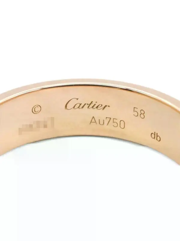 Cartier 18k Rose Gold Love Ring - Pink