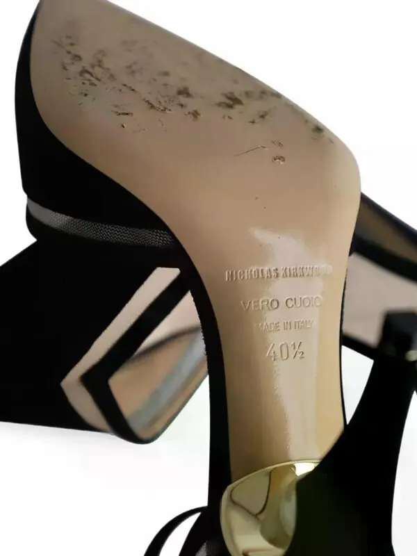 NICHOLAS KIRKWOOD Pearl-embellished Ankle-strap Pumps