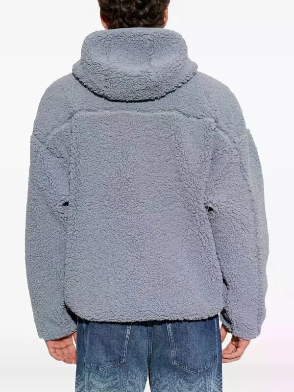 DIESEL® Logo-embroidered Zip-up Hoodie