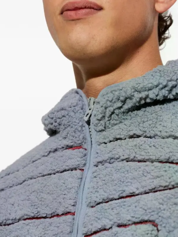DIESEL® Logo-embroidered Zip-up Hoodie