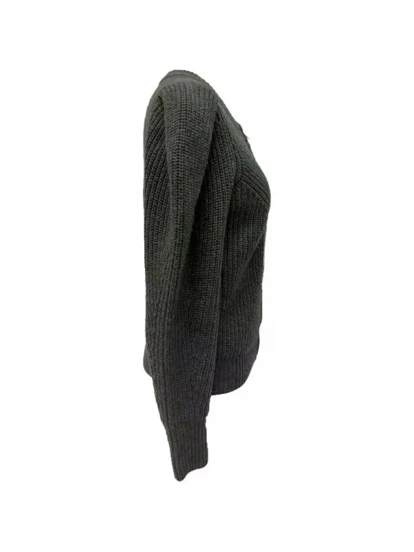 ISABEL MARANT VINTAGE Randy Puff-sleeve Sweater - Grey