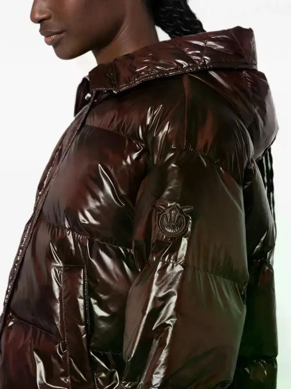 Pinko Quilted Hooded Jacket
