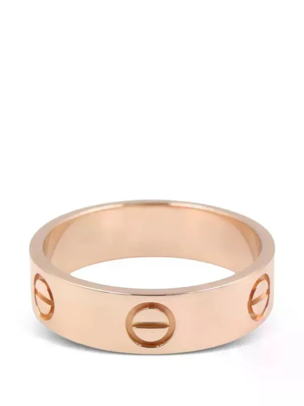 Cartier 18k Rose Gold Love Ring - Pink