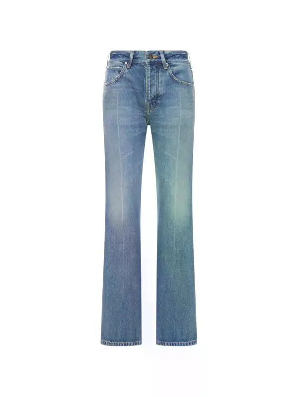 Balenciaga Distressed Flared Jeans