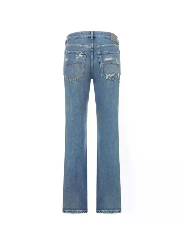 Balenciaga Distressed Flared Jeans