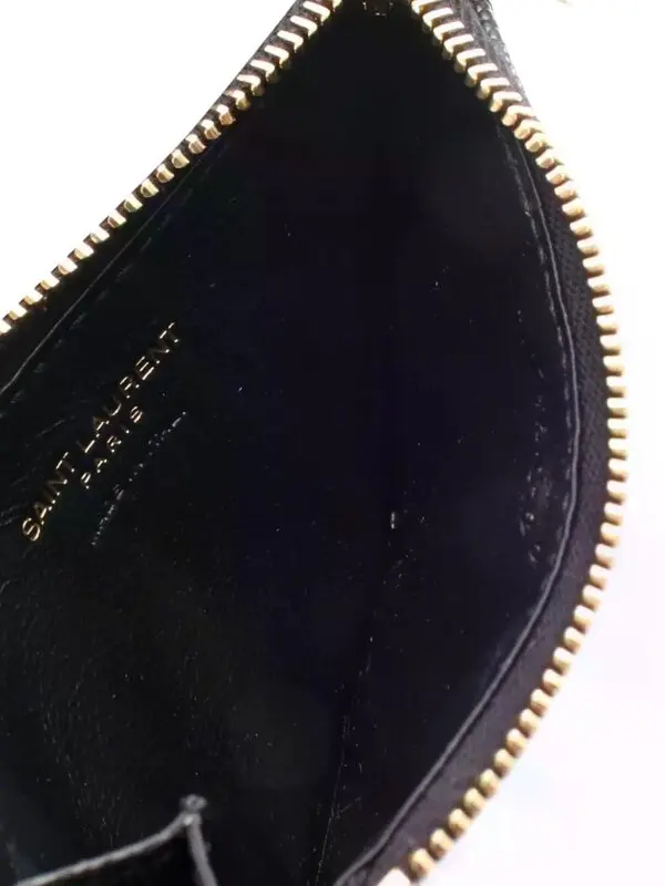 Saint Laurent 2020s Zip-up Card Case