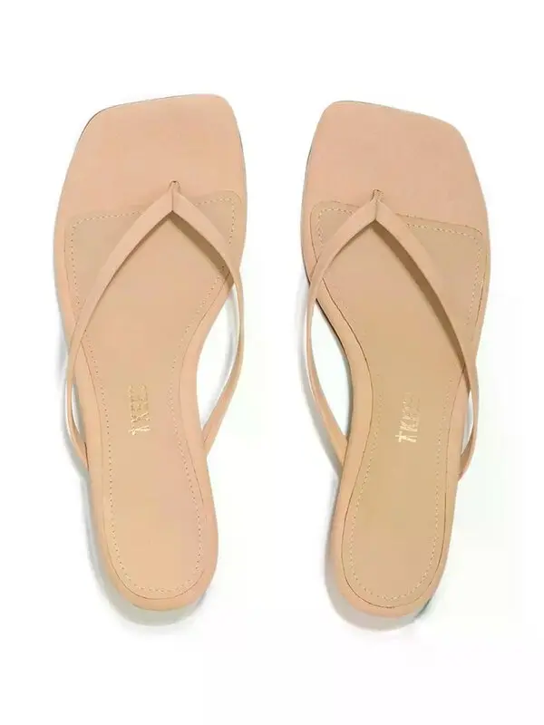 Tkees Julia Square-toe Leather Sandals