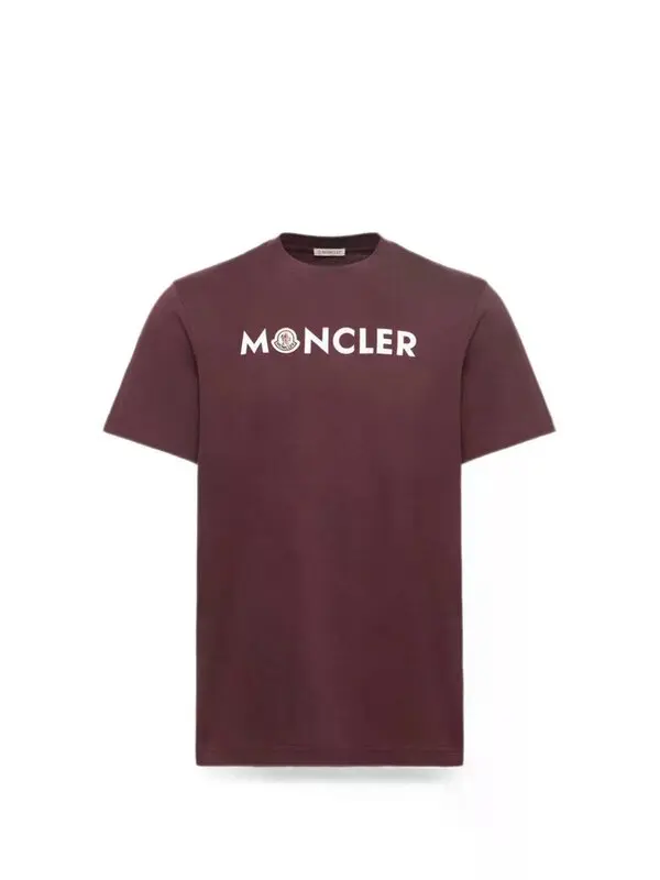 Moncler Logo-print Cotton T-shirt - Red