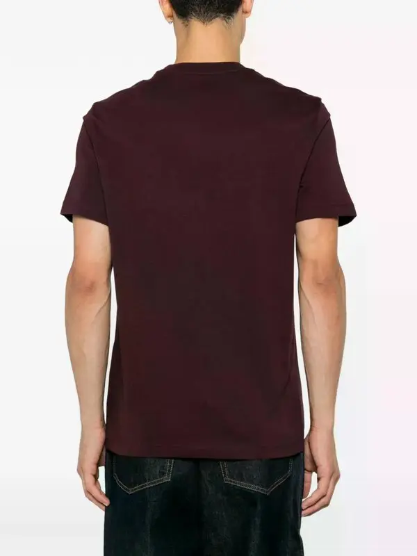 Moncler Logo-print Cotton T-shirt - Red